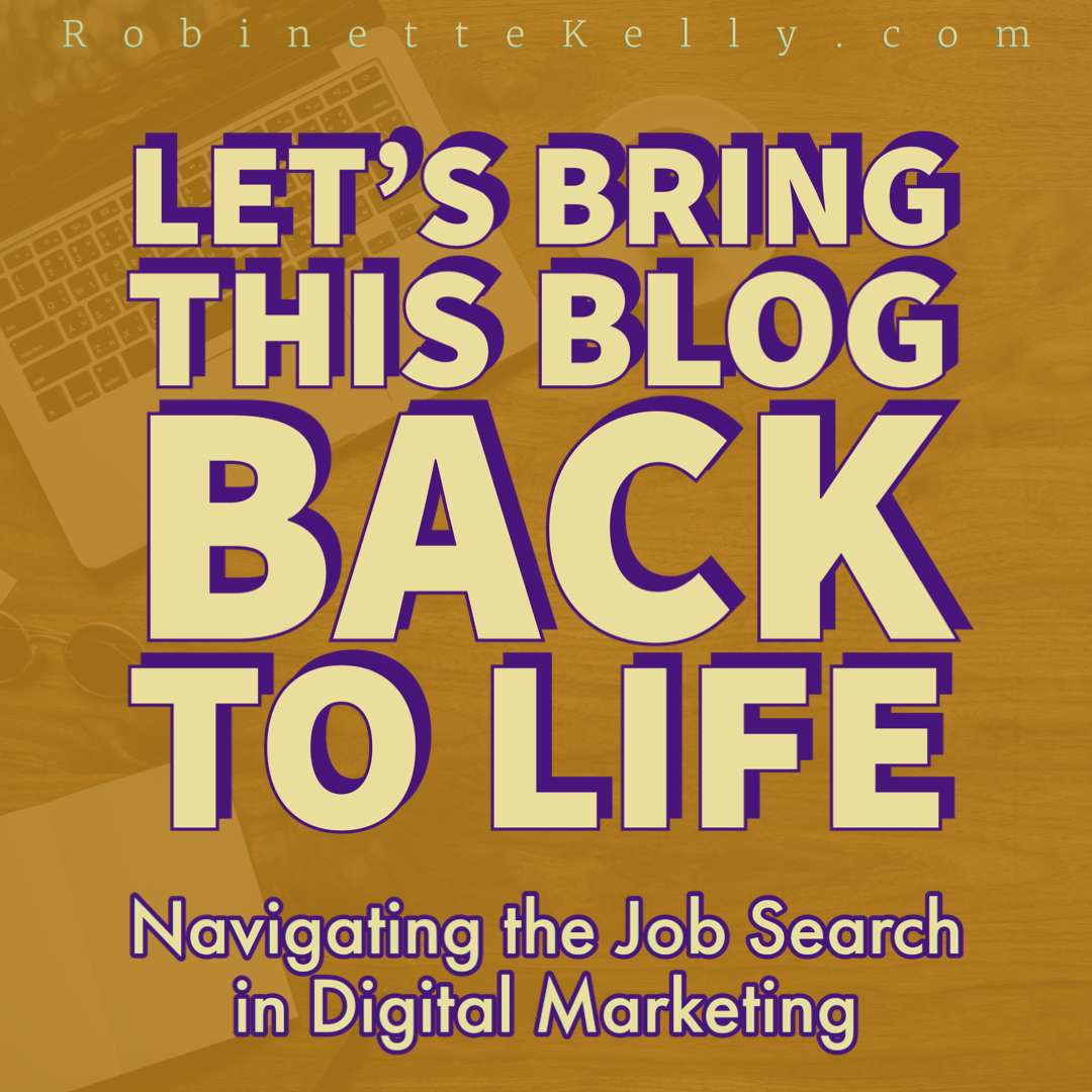 Let’s Bring This Blog Back to Life – Robin Kelly | Tyler Texas ...